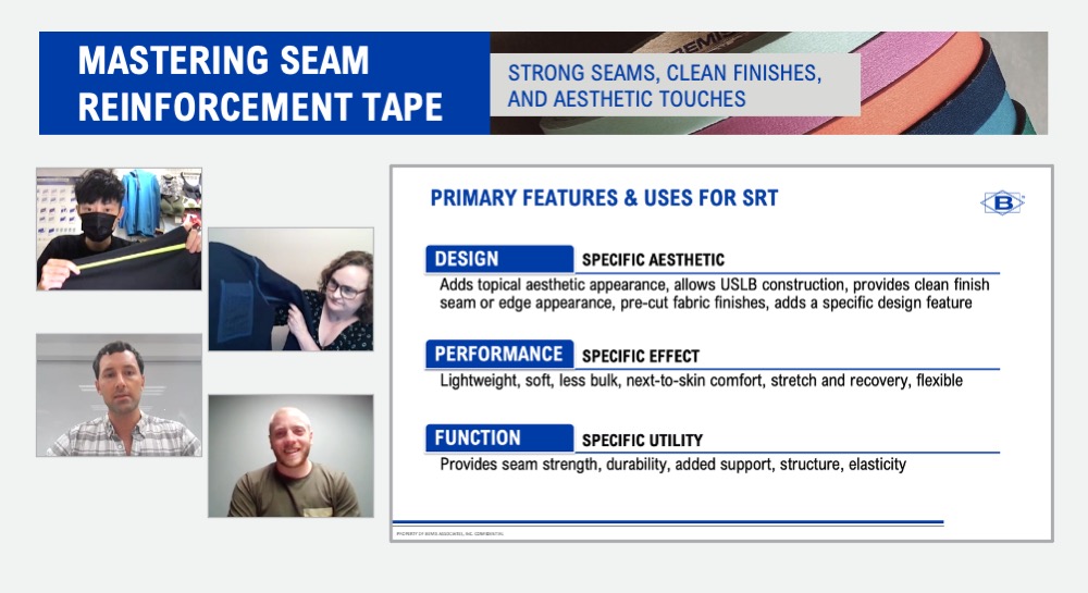 Bemis Teaches Webinar Attendees How to Bond with Seam Reinforcement ...